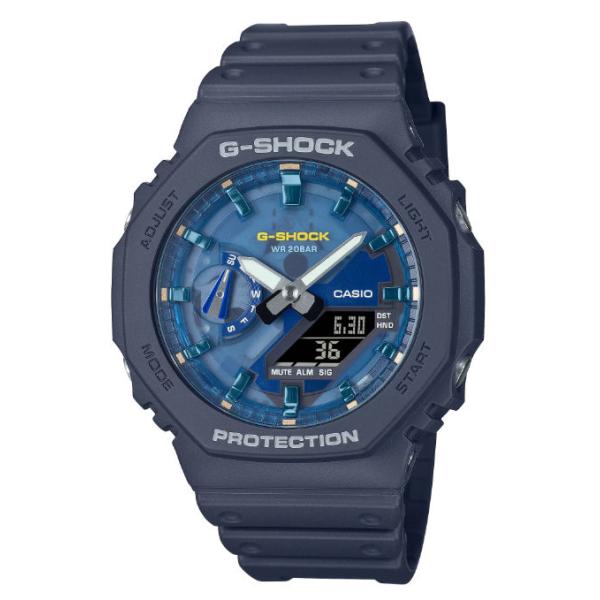 CASIO カシオ G-SHOCK Gショック ジーショック 海外モデル GA-2100AS-2A●仕様・機能無機ガラス耐衝撃構造（ショックレジスト）20気圧防水ケース・ベゼル材質： カーボン／樹脂樹脂バンド針退避機能（針が液晶表示と重なっ...