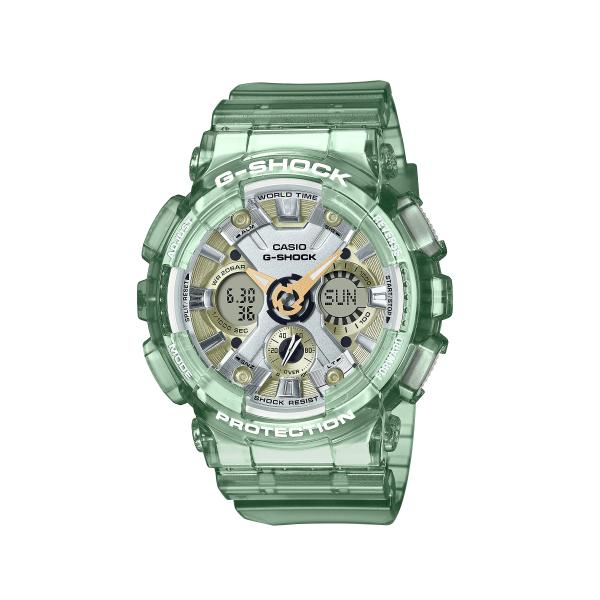 【特価品】カシオG-SHOCK海外モデル GMA-S120GS-3A耐衝撃構造（ショックレジスト）無機ガラスネオブライト耐磁時計（JIS1種）20気圧防水ケース・ベゼル材質： 樹脂樹脂バンドワールドタイム：世界48都市ストップウオッチタイマ...