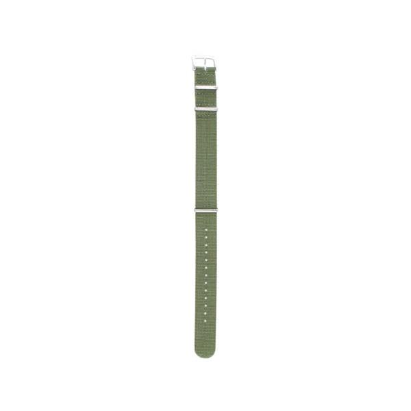 バンビ 「BAMLET（バンレット）」 時計用ベルト 20mm ナイロン（オリーブ）QG011OS・材質　ナイロン・色　　オリーブ・サイズ　20mm