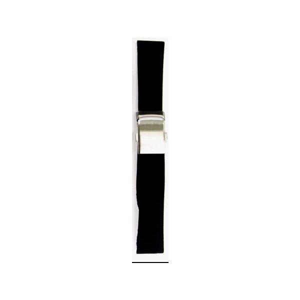 バンビ 「BAMLET（バンレット）」 時計用ベルト 18mm ナイロン（ブラック）QG31AP・材質　ナイロン・色　　ブラック・サイズ　18mm