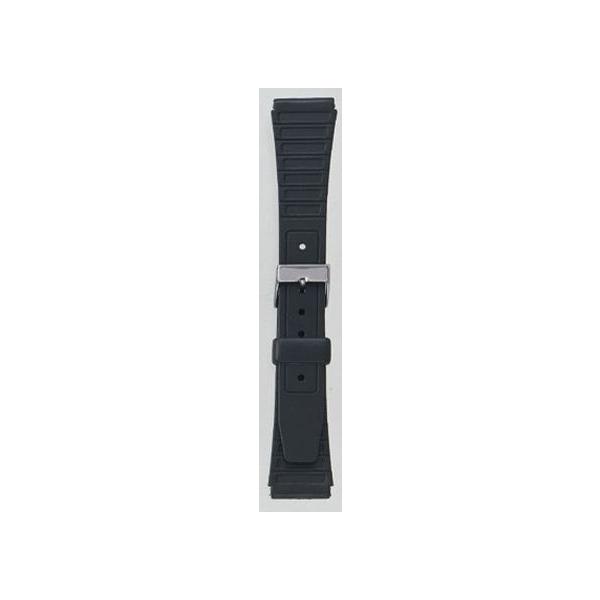 バンビ 「BAMLET（バンレット）」 時計用ベルト 19mm ウレタン（ブラック）QG64AR・材質　ウレタン・色　　ブラック・サイズ　19mm