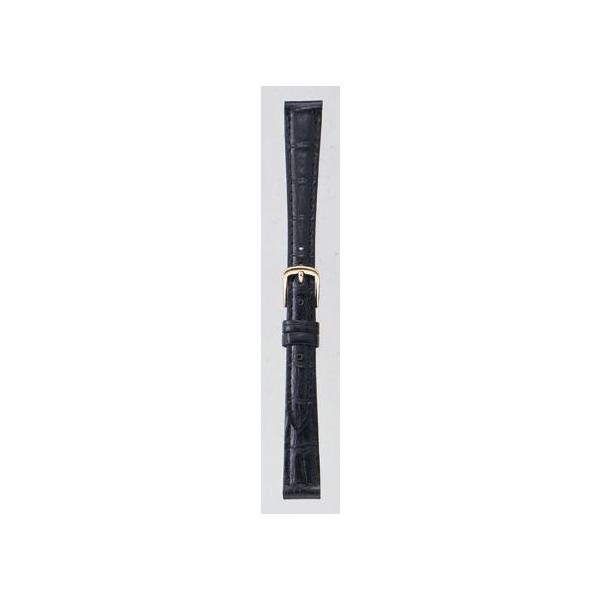 バンビ 「BAMLET（バンレット）」 時計用ベルト 11mm 牛革型押（ブラック）QK15AH牛革型押ブラックサイズ：11-10抗菌防臭撥水