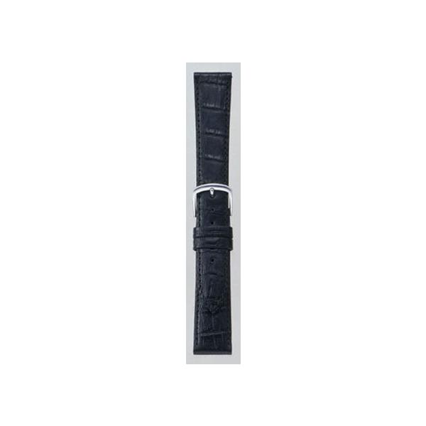 バンビ 「BAMLET（バンレット）」 時計用ベルト 17mm 牛革型押（ブラック）QK15AO牛革型押ブラックサイズ：17-14抗菌防臭撥水