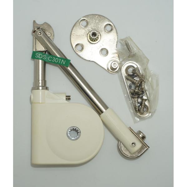 LAMP ソフトダウンステーSDS-C301N（ホワイト）上開き扉用　キャッチ付ラプコンステー ダンパーステー未使用で袋に入ってますが、長期在庫品、売切りの為、オイルにじみや焼け有り。スガツネ廃番品クリックポストにて発送スガツネ工業（LAM...