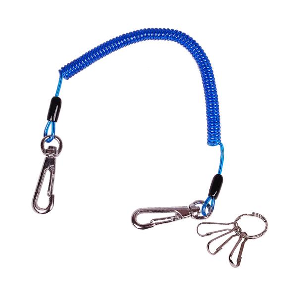 ＼仕様／◎サイズ：全長35cm　　コイルの長さ：約16cm（最大1m)　　コイルの幅：7mm コイル線経：2mm◎数量：1個◎材質：本体/ウレタン　ワイヤー/ステン　ナスカン/ダイキャスト◎パーツ：ナスカン、二重リング、板カン★☆★☆★☆★...