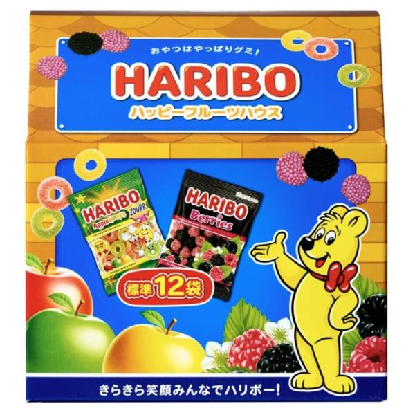 小さなクマの形をした世界中で愛されるハリボーのグミキャンディ。ハリボー ベリーズ、ハリボー サワーアップルリング 2種ハリボー ベリーズ：80g 8Pハリボー サワーアップルリング：70g 4Pハリボー ハッピーフルーツ ハウス 960g ...