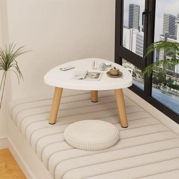 【サイズ】：直径約40cm、高さ約30cm【材質】天板：天然木突板、MDF脚：ラバーウッド材円弧デザインの北欧風パソコンデスクです。どんなお部屋にも合わせやすく、年齢・性別を問わずお使いいただけます。人間工学に基づく包み込むようなデザインで...