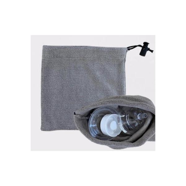 ・洗浄後のキャッチャーおよび各パーツ類の乾燥を促すことを目的とした袋です。・鼻ノズルなどの細かいパーツの保管や携帯用の袋としても便利です。・本体キャッチャーや乳幼児用キャッチャーなどパーツ類を水分が残った状態で本体部へ装着しご使用すると、本...