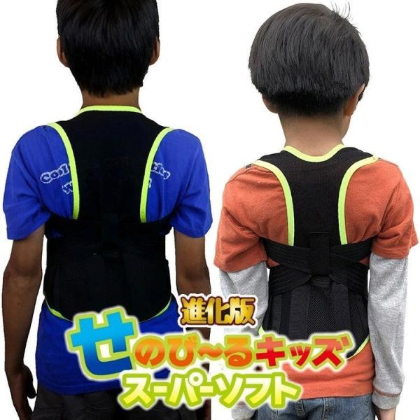 大人気の「せのび〜るキッズ」にスーパーソフトタイプが新登場。長時間使えて楽々矯正。締め付けがきつくないので負担が少なく、着け心地が向上しました。メッシュ加工で通気性も抜群。理想的な姿勢を身につけてグングン成長。〇ウエストを固定し、締め上げベ...
