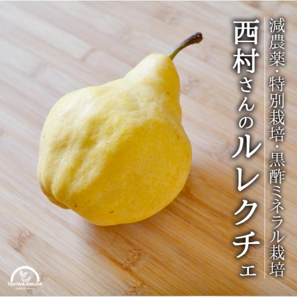 【発売日：2025年10月21日】■名称■　西村さんのルレクチェ■品種■　ルレクチェ■内容量■　約3kg（9〜12個入）※玉数は目安です、異なる場合もあります。■発送情報■　発送予定（納期情報）を必ずご確認ください。※注文殺到の場合は、さら...