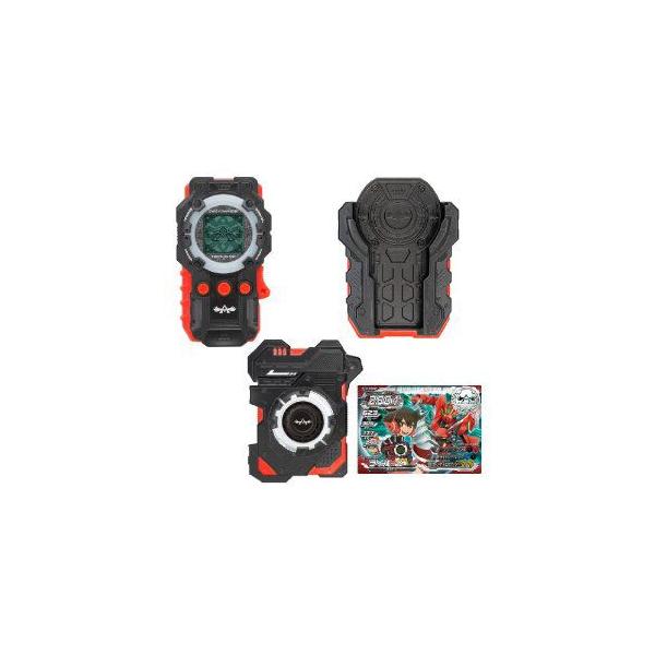 コマンダーホルダーとカードケース付属のDXセット!!主人公「カケル」が身に付けている「コマンダーホルダー」＆「カードケース（カードを10枚収納）」と、カード連動ギア「ジャイロコマンダー」がセットになったDXアイテム。豪華箔押しの限定描き起こ...