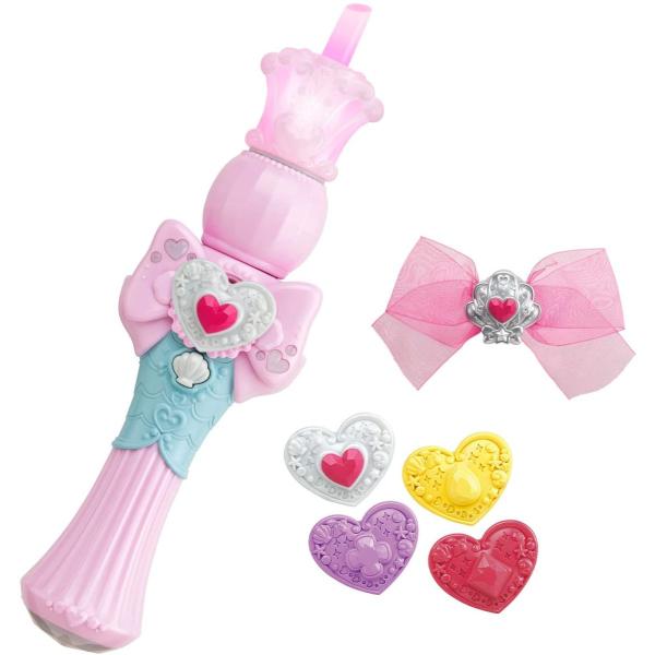 4人の個人技と合体技のなりきりができるアイテムです！トロピカル〜ジュ！プリキュアの浄化技アイテムです。付属のハートのプレート4種とハートカルテットリングを付け替えて各キャラクターの個人技と合体技のなりきりが楽しめます。■個人技モードハートの...