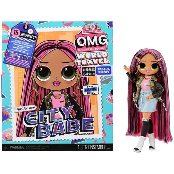・O.M.G.ワールドトラベルは、15サプライズのファッションドール!トランクケースを準備をして旅へ出よう。ネックピローやヘッドフォン、パスポートなど旅行をテーマにしたファッションや小物が充実。・パッケージを開けば、プレイセットとしてディス...