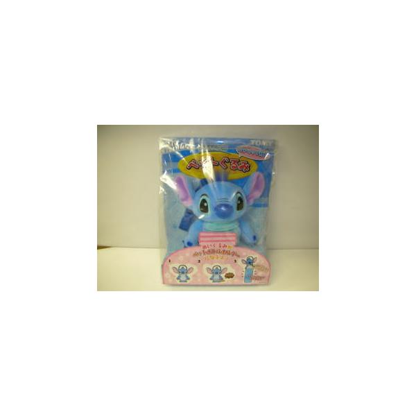 ★トミー製品　スティッチと一緒におでかけしよう！　 ぬいぐるみが500mlペットボトルホルダーになるヨ！ サイズ約260*200mm 対象年齢6才以上　