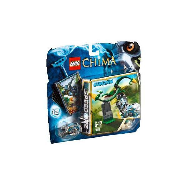 ・ミニフィギュア、武器×2個、スピードーズ、リップコード、パワーアップ、チ(気)×6個、ゲームカード×5枚付き商品概要レゴブロック チーマ草木が生い茂るチーマのジャングルをかけぬけ、チ(気)を勝ち取ろう！ゴーザンをゴリラ・スピードーズに取り...