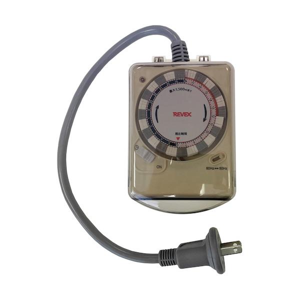 仕様・規格 消費電力：1W以下定格入出力容量：1500Wまで（抵抗負荷のとき）時計誤差：±10分(最大)/24時間タイマー誤差：±5分/15分ON/OFF動作数：1動作〜48動作(15分単位)/ON/OFFで1動作外形寸法：W84×H142...