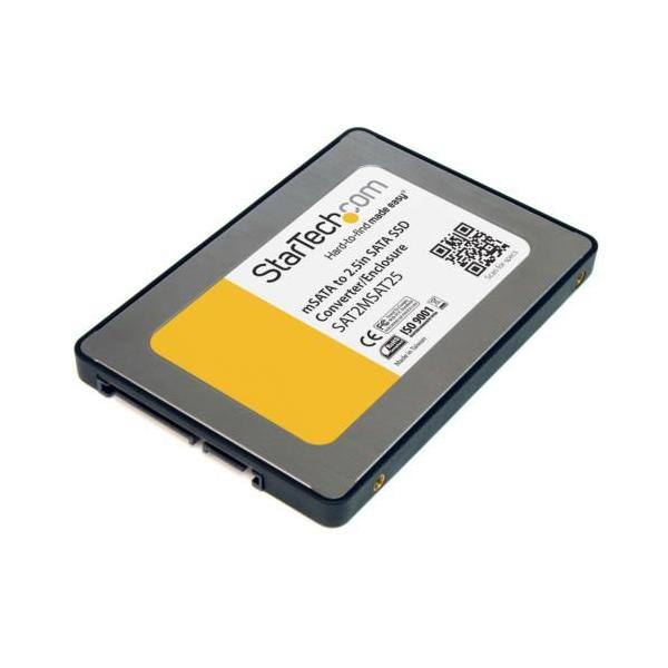 ■フルレングスのmSATA（Mini SATA）フォームファクタソリッドステートドライブをサポート■2.5インチSATAフォームファクタケース■SATAデータ/パワーを行う完全パススルー設計■耐久性の高いアルミとプラスチック設計【返品不可商品】