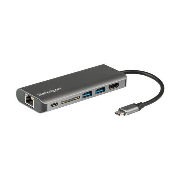 ■MacBook ProまたはWindowsノートパソコンに4K HDMIモニタを接続できるUSB-C HDMIマルチポートアダプタ■USB 3.0ポート3口(2x USB-A + 1x USB-C)で出張時にも外付けUSBデバイスを活用■...