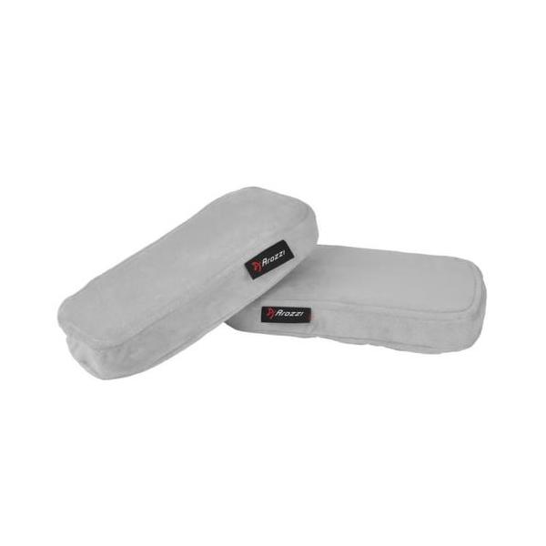 【発売日：2024年06月27日】■Arozzi (アロッツィ) 低反発アームレストカバー Memory Foam Armrest Pads -Grey 多様なゲーミングチェアに適合する汎用タイプのアームレストカバー グレー AZ-MFPA...