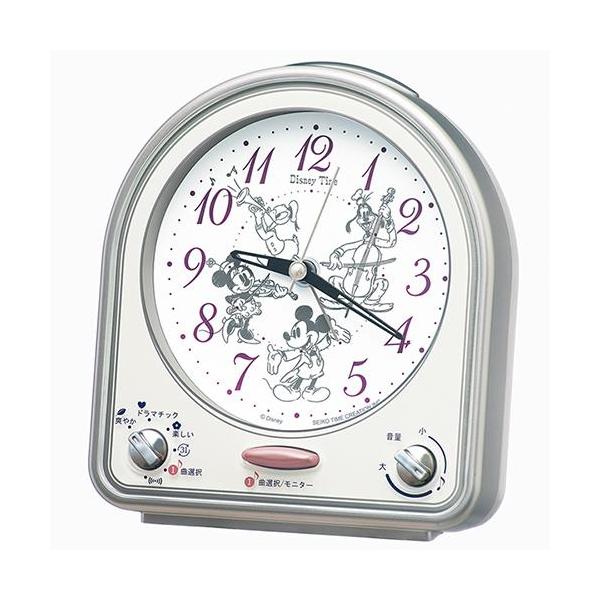 【発売日：2023年05月12日】■31曲のメロディアラームを贅沢に搭載■大人の女性に向けたディズニー目ざまし時計【返品不可商品】
