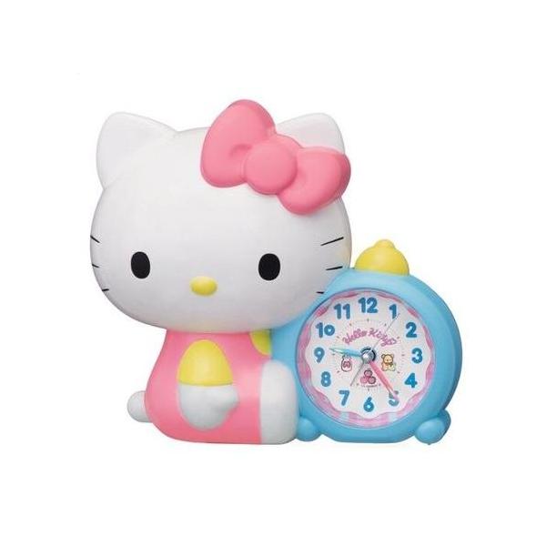 【発売日：2024年10月11日】■横向きポーズがかわいいハローキティ目覚まし時計です■入園・入学・新生活のお祝いにおすすめです■かわいらしいイラストを配置した文字板です【返品不可商品】