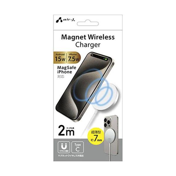 【発売日：2024年10月16日】■超薄型 約7mm■振動でズレないマグネット吸着※MagSafe対応 iPhone以外はマグネット吸着しません■充電中も操作ラクラク!!■USB Type-C【返品不可商品】