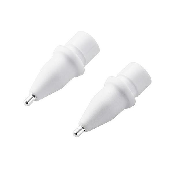 【発売日：2021年11月13日】■Apple Pencilの交換ペン先です。第1世代、第2世代両方に使用可能です。 ■太さ1mmの極細ペン先で視界を邪魔せず、ペン自体を傾けても接地点が見えやすく細かい描写に最適です。 ■ペン先は、耐久性に...