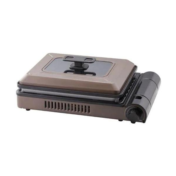 【発売日：2022年08月24日】●カセットボンベが燃料のガス式ホットプレート●プレートを外して、ごとく付きなので、プレートをはずせば、カセットこんろとしても使える●調理高さ5cmの深型カバーはガラス窓付き●フッ素コートのプレートは大判サイ...