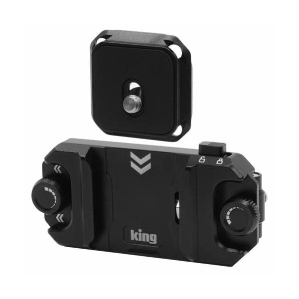 ■リュックやベルトに装着して移動中の肩や首の負担を軽減■King CH-SL1は、カメラをリュックやベルトに装着できるアクセサリー■ワンタッチで簡単に着脱して撮影への移行がスムーズに行えます■セーフティーロック機構により、偶発的な接触による...