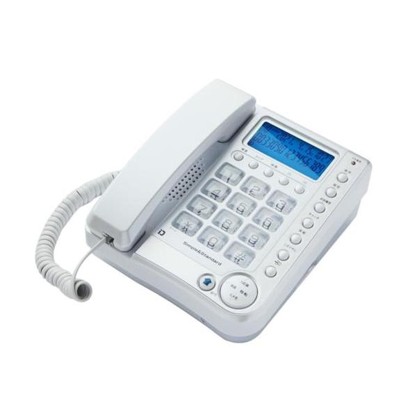 ■ナンバーディスプレイ対応■電話番号を16桁まで表示できる液晶画面■暗い場所でも操作しやすい光るダイヤルバックライト■日付、時刻の表示■着信履歴を最大30件／発信履歴を最大10件まで保存■留守録メッセージを最大59件まで保存■家族メッセージ...