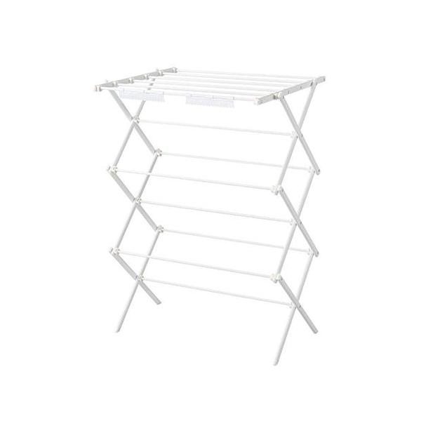 ■省スペースでたくさん干せる縦型形状■クッションやセーター等の平干しもできる■靴下やハンカチ等の小物を干せる樹脂パーツ付き【返品不可商品】