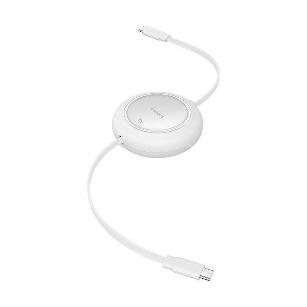 【発売日：2025年01月24日】■片側を引っ張るだけで伸縮可能な独自設計機構を採用■最大100Wまでの充電に対応■最大480Mbpsのデータ転送対応【返品不可商品】