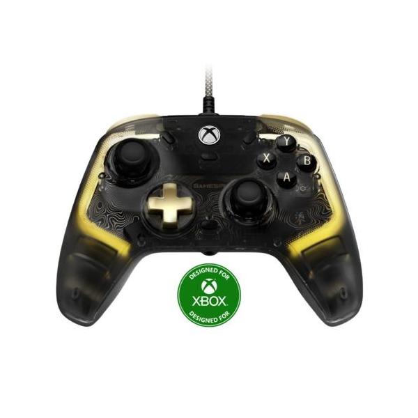 ■RGBライト付きホール効果センサー仕様有線透明ゲーミングコントローラー■Xbox公式ライセンス取得　Xbox Game Pass Ultimateカード（1か月）付属■背面ボタン (2個)■3.5mmオーディオジャック■ホール効果センサー...