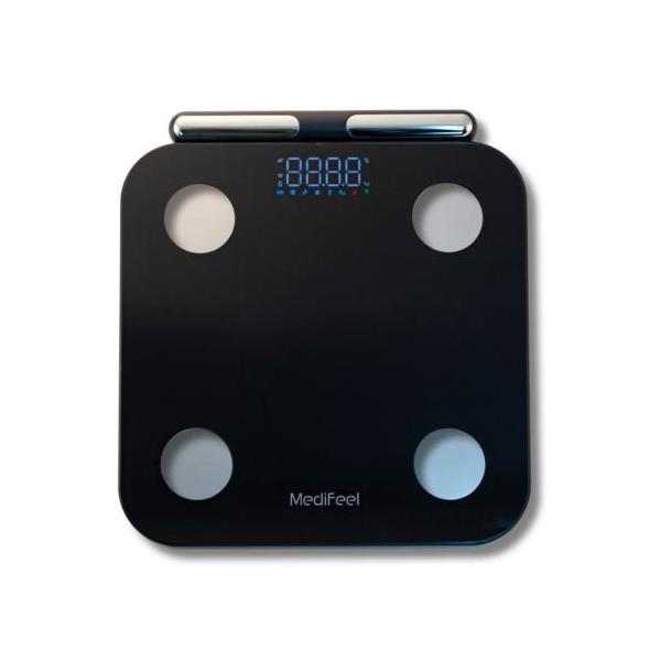 ■「Medifeel体組成計」は、世界11ヵ国の30万人の方が利用するアプリに連動して、スマートフォンで身体のデータ管理が出来る体組成計です。■日々の健康管理を行いたい方や、ダイエットをしている方だけでなく、「筋トレの効果をもっと可視化した...