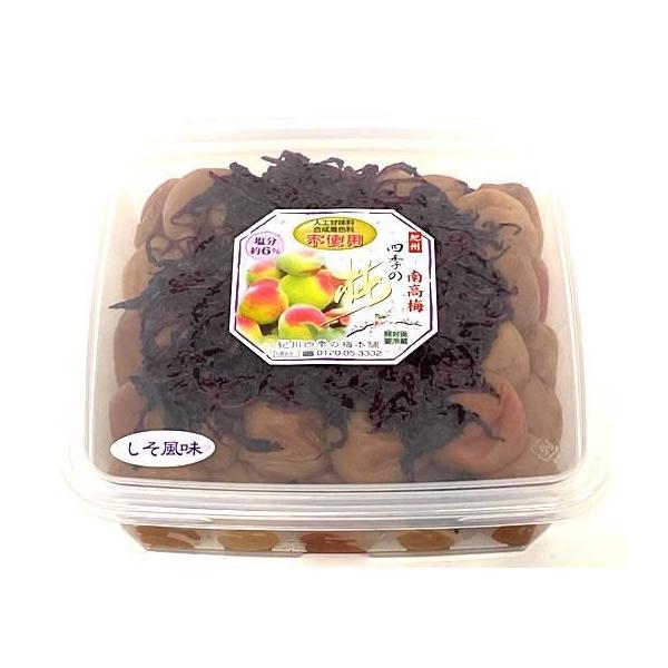 【代引不可商品】仕入先よりお客様宅へ直送手配いたします商品です。そのため代引きは対応致しかねます。紀州産南高梅使用。塩分約６％。紫蘇の風味が程よく香る梅干しです。【返品不可商品】