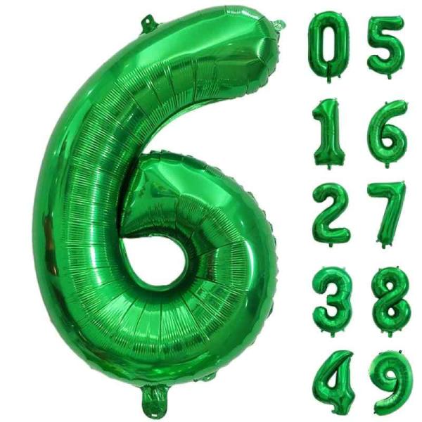 バルーン 40インチ ナンバーバルーン 数字 風船 ダークグリーン ナンバー6 数字6 6歳 大きい 飾り付け 誕生日 結婚記念日 ベビーショー パーティー 装飾用-お知らせ-・独自配送手配「その他」の場合は、配送状況確認は必ず店舗側へ「注...