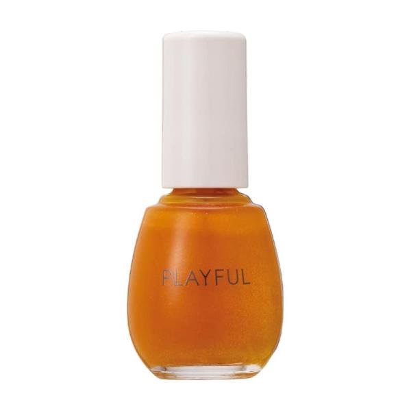 プレイフル アップデートネイル pun-19 アプリコット (10mL)とろけるように広がって、つるんとキレイ1本6役 トップ・ベース不要のネイルカラー一度塗りでムラなくキレイに仕上がるスムースフィットベース自爪ケア &amp;amp; う...