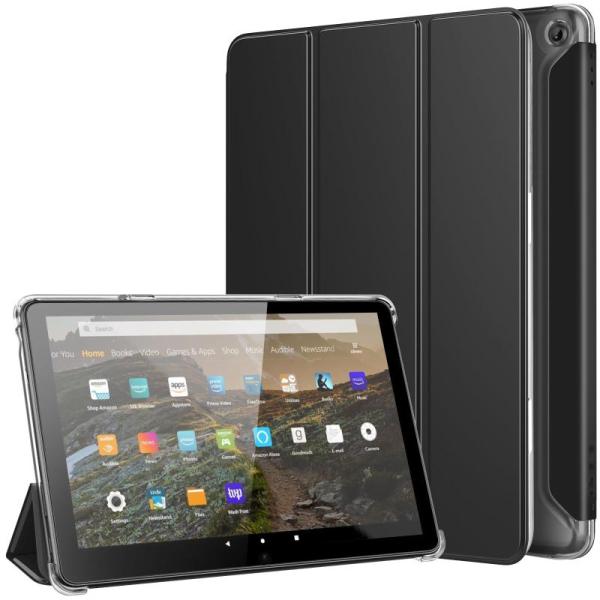 Fire HD 10 ケース 第13世代 TiMOVO Fire HD 10 2023専用ケース Fire HD 10 カバー 第13世代 2023モデル 三つ折り畳み式 PUレザー PC素材 スタンドケース マグネット内蔵 オートスリープ...