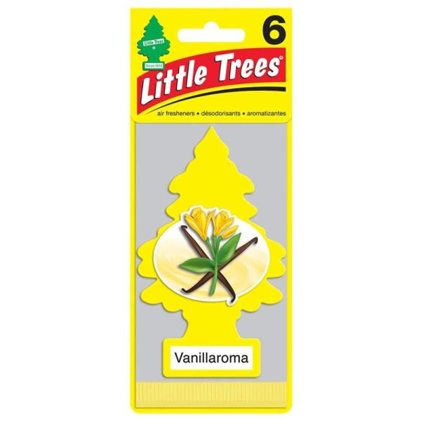 リトルツリー エアフレッシュナー 【Vanillaroma 6pac】 お得な6枚セットLittleTree 芳香剤 バニラロマ6枚組世界中で人気の定番エアフレッシュナー: Little Trees(リトルツリー)は世界中で愛用されているエ...
