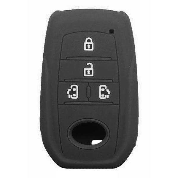 シエンタ キーカバー 4ボタン トヨタ専用設計 スマートキーケース新型 キーケース ノア 90系 新型ヴォクシー VOXY NOAH 90系 トヨタ 車用… (ブラック)【重量】15g。【保護】キーカードの破損や傷を保護・識別・防止します。...
