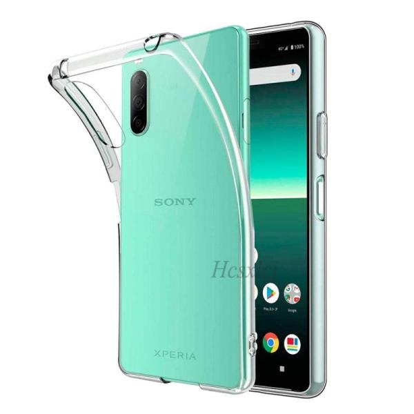 For Xperia 10 II SO-41A SOV43 用のケース クリア カバー スマホ TPU 超薄型 TPU ソフト 透明 シリコン Hcsxlcj対応機種：For Xperia 10 II SO-41A SOV43 用の専用 ケ...