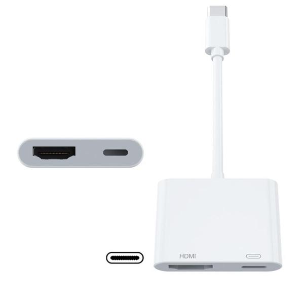 【2025改良型】USB-C HDMI 変換アダプター 2in1｜4K@60Hz対応・PD100W急速充電｜Thunderbolt 3/4対応・マルチポート設計｜iPhone全シリーズ/MacBook/iPad/Pixel/Galaxy/S...