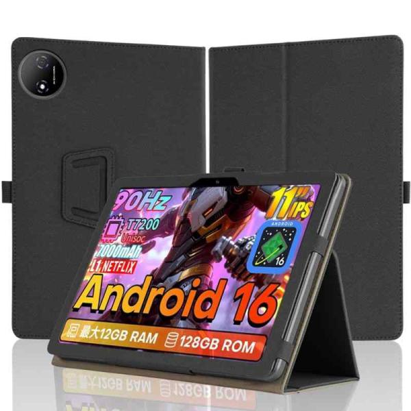 For Teclast P50T/POPUX P11/U11 保護ケース TECLAST/POPUX タブレット 11インチ2026新登場 用ケース 保護カバー 手持ちバンド付き 持ちやすい スタンド機能 多角度対応 持ち運び 耐衝撃 落下...