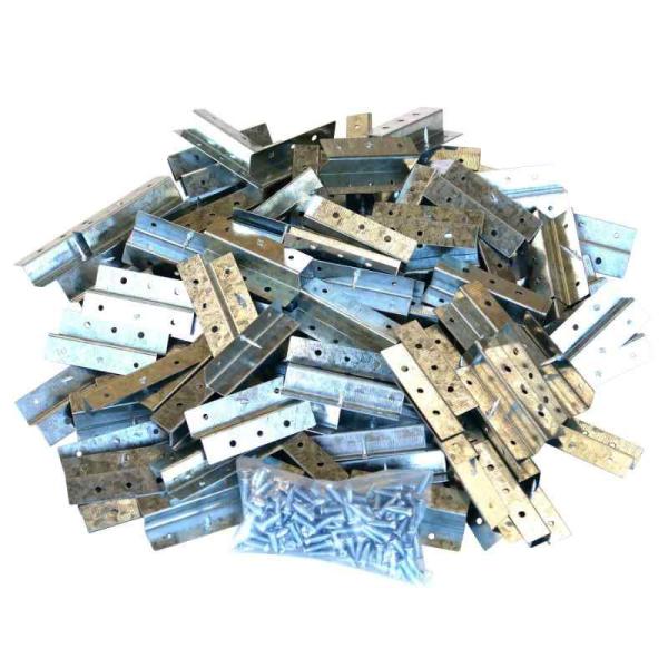ダンドリビス 下地板取付用施工補助金具 下地一発スリム 角スタッド/木柱用 Bs-12mmタイプ 100個入 K-STBS12-KX板厚:12mm用入数:100個用途:木下地・角スタッド兼用材質:亜鉛鋼板付属品:取付ビス200本-お知らせ-...