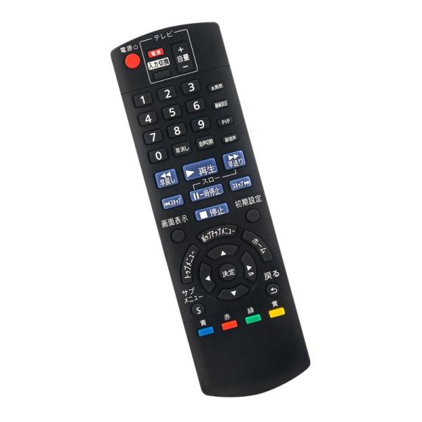 レコーダーリモコンN2QAYB001037 fit for Panasonic パナソニックレコーダー プレーヤー bd ir6 DMP-BD81 DMP-BD85 DMP-BD88 DMP-BD90 DMP-UB90 DMP-BD85-K...