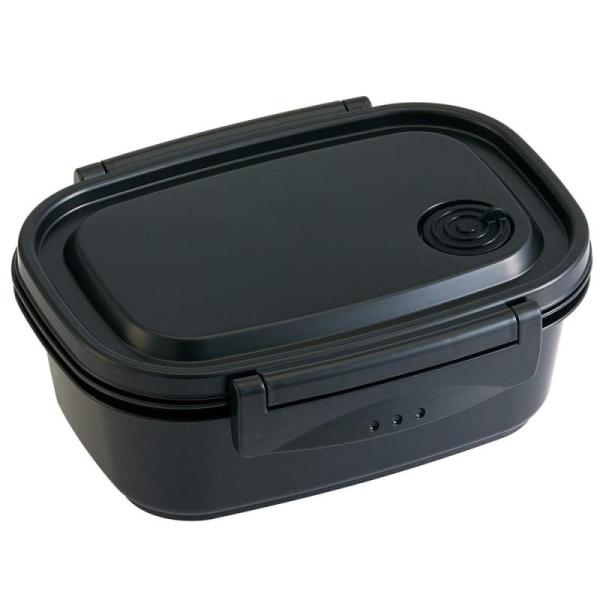 スケーター(Skater) ラク軽 軽い 弁当箱 M レンジ対応 550ml ブラック シール容器 保存容器 XPM4サイズ:16×12.5×H6.1cm素材・材質:フタ・本体・仕切・止具=ポリプロピレン パッキン・エアーバルブ=シリコーン...