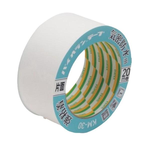ダイヤテックス 気密・防水テープ KM30-WH 50mm /1-9657-01色:ホワイト基材:PEクロス粘着剤:特殊アクリル系厚みが薄く、段差が発生しにくい。接着剤で手を汚しにくい。-お知らせ-・独自配送手配「その他」の場合は、配送状況...