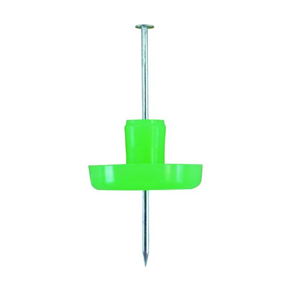 ●化粧合板やボードの仮止めに使用します。●仮釘は細く、樹脂の部分が表面にでている状態まで打ち込むので、軽量物の仮止めとしてご使用下さい。●本止めした後は、ペンチなどを使用して抜き取って下さい。●木下地に。＜仕様＞●寸法(mm)d：0.9●全...