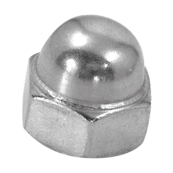 ●ボルトが突き出た部分にはめる、安全性と装飾性のあるナットです。●購入しやすい少量パックです。＜仕様＞●HP　ステンレス袋ナット　M4●呼び径：M4●二面幅寸法(mm)：7●高さ(mm)：6.2●SUS304＜製造国＞●日本