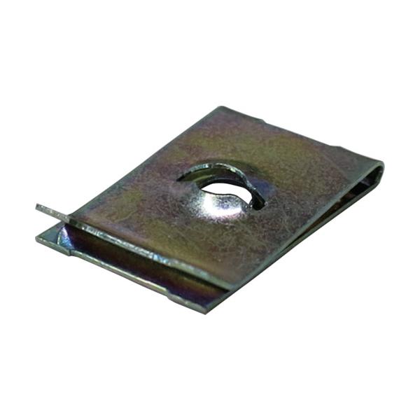 ●差し込んだバネの力を利用してボルトを固定するナットです。●購入しやすい少量パックです。＜仕様＞●呼び径：M6●二面幅寸法(mm)：0●フランジ径(mm)：12.7●寸法(mm)B：20●寸法(mm)t：0.5●寸法(mm)A：12.7●ス...